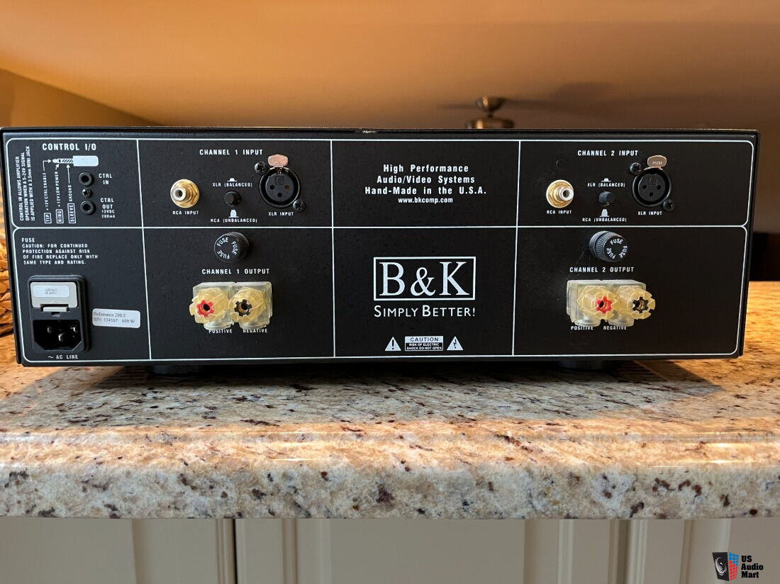 B&K Bundle PT-5 Stereo Tuner Preamp & Reference 200.2 Amp Plus Target ...