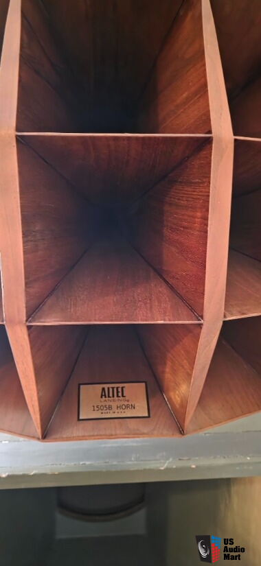 REDUCED! 1/2 OFF! Pair Altec Multicell 1505B Wood Horn Photo #6110249 ...