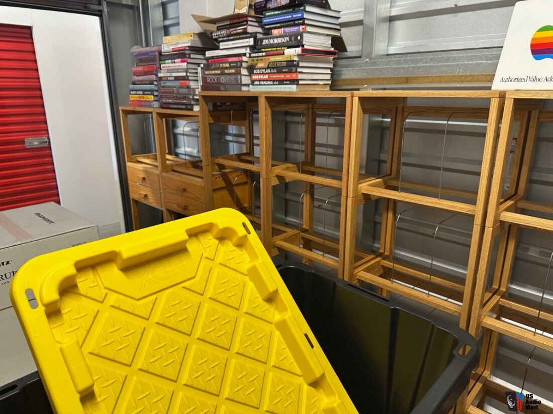 Per Madsen Record Racks - 36 racks + 9 tabletops + 9 Dolly bases ...
