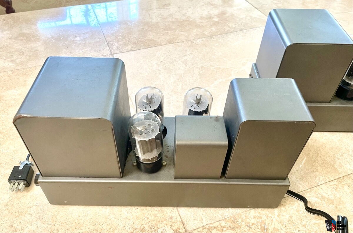 Quad II Mono-Block Tube Power Amplifiers, original packaging boxes and ...