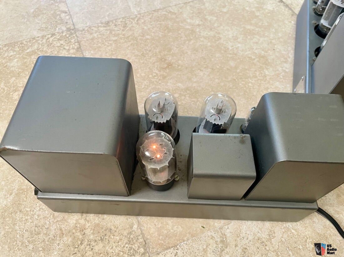 Quad II Mono-Block Tube Power Amplifiers, original packaging boxes and ...