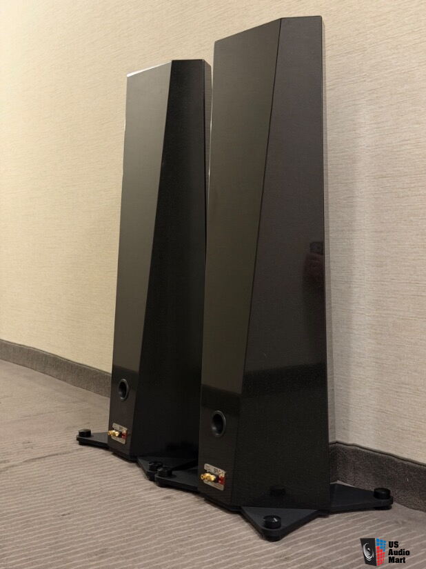 Black Acora SRC-1 granite floorstanding speakers Photo #6113584 - US ...