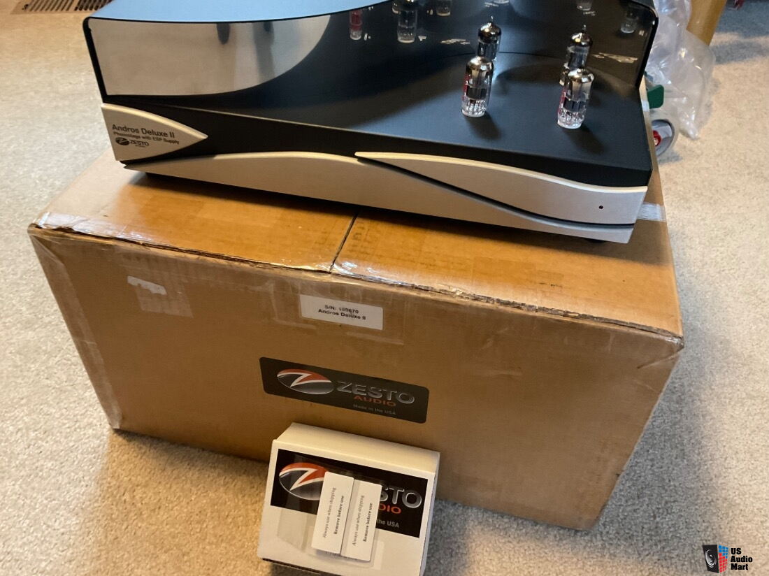 Zesto Andros Deluxe II award winning phono stage Photo #6117319 - US ...
