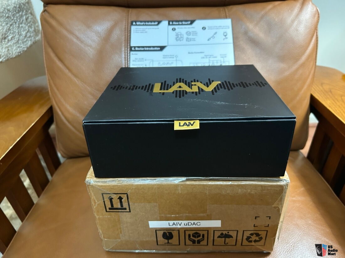 LAIV µDAC with Small Green Computer 15V DC 100 watt Linear Power Supply ...