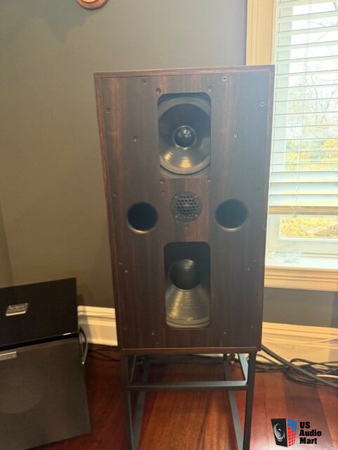Graham Audio LS5/5 BBC Monitors + Matching Stands - Black Walnut ...