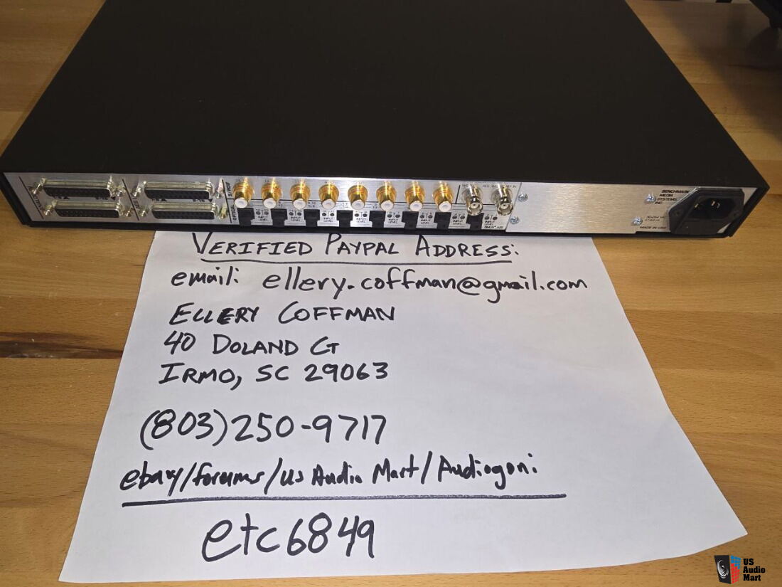 FS/US $1750 Benchmark ADC16 16-Channel A/D Converter AES / ADAT outputs ...