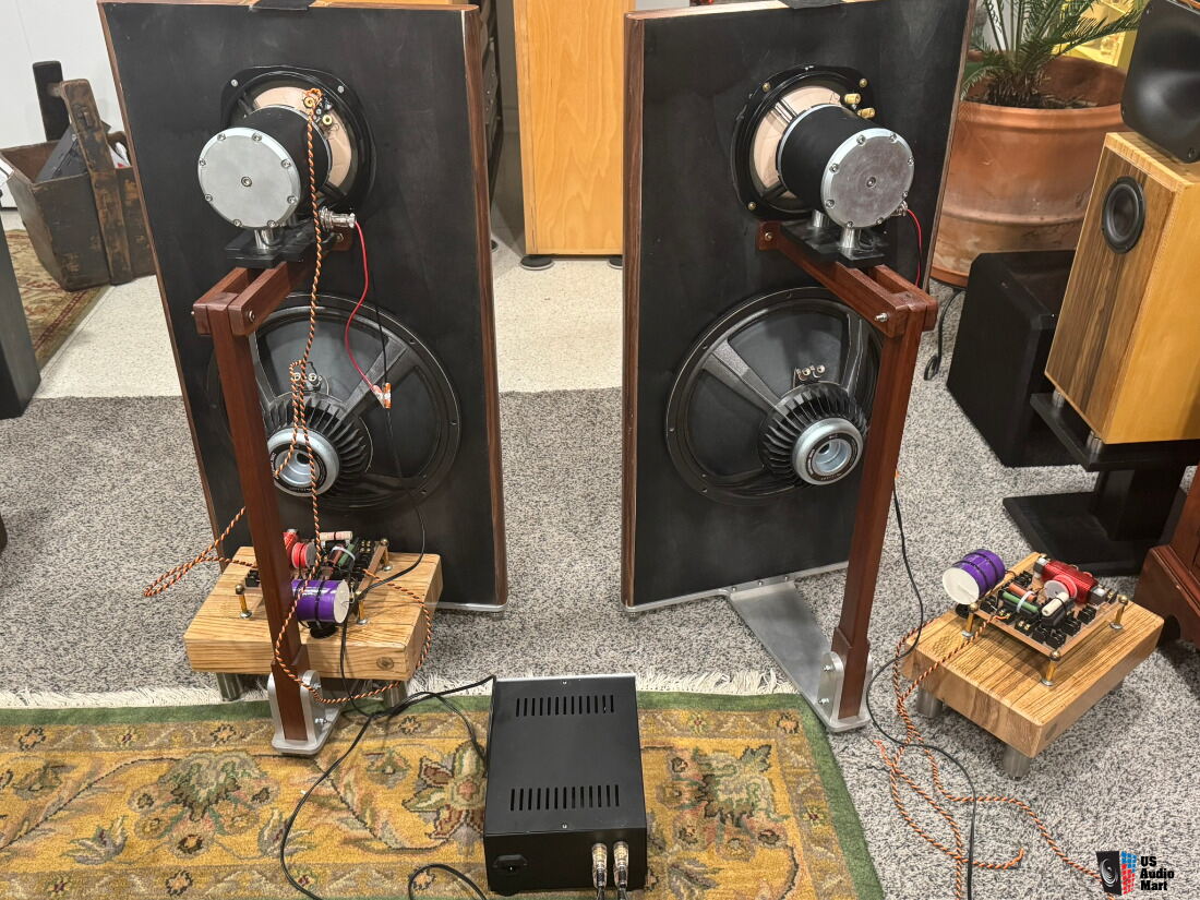 Rare, custom Pure Audio Project Duet Open Baffles with Lowther Field ...