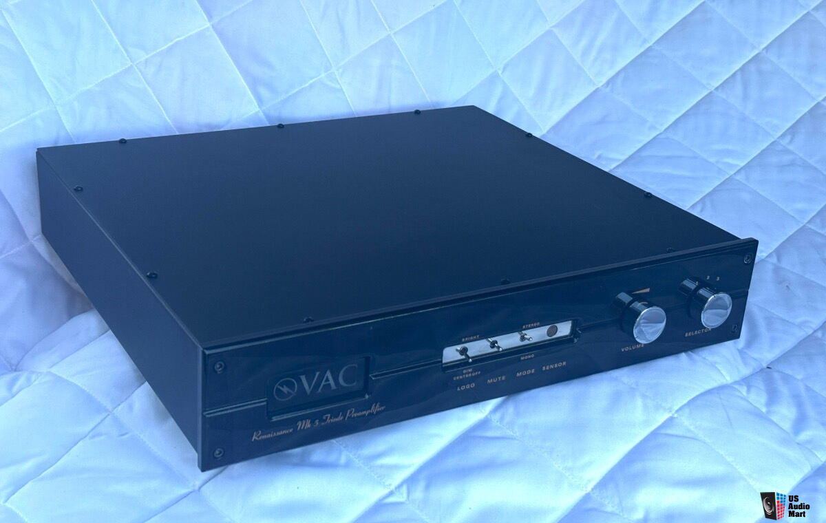 VAC Renaissance MK 5 Triode Preamplifier Valve Amplification Company MK ...