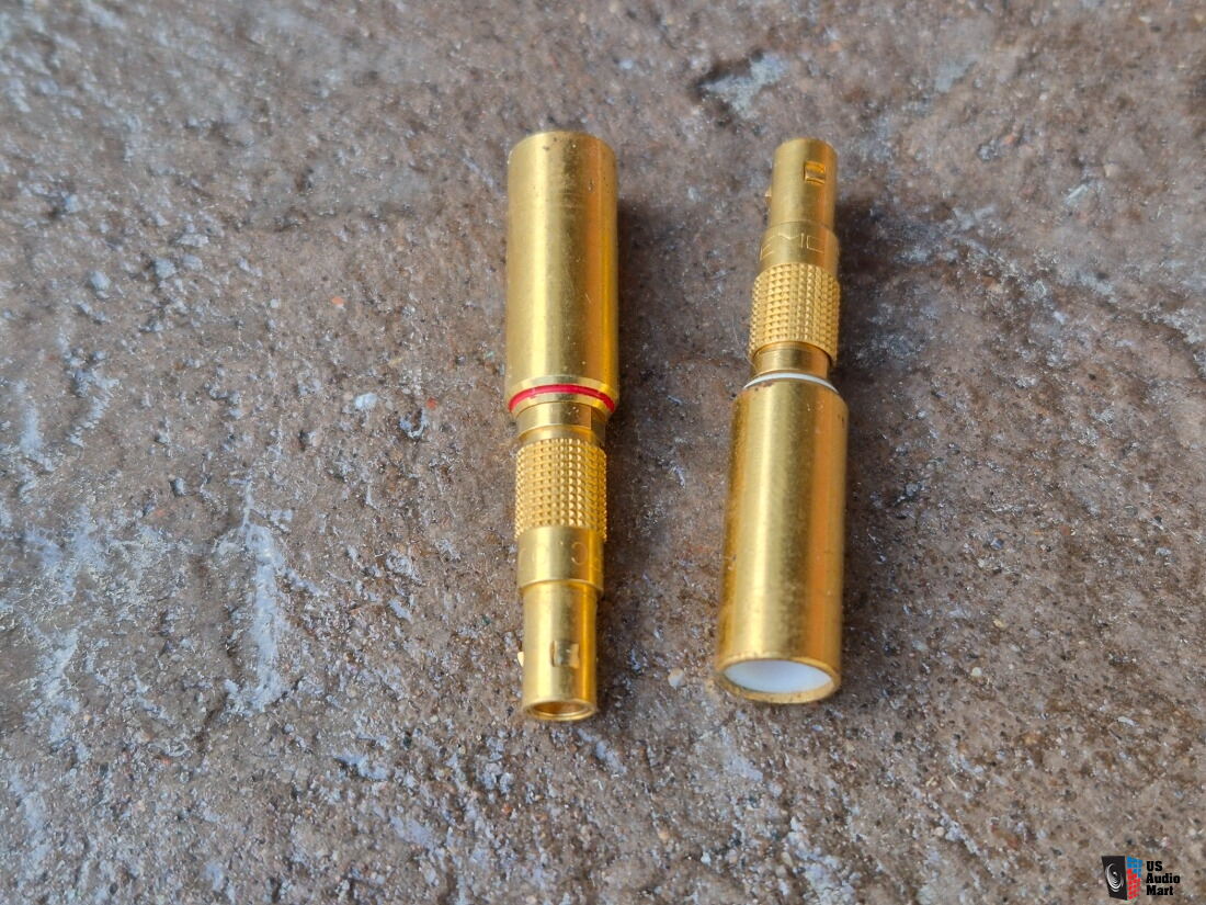 LEMO RCA to LEMO Camac Conversion Connector Red White / Mark Levinson ...