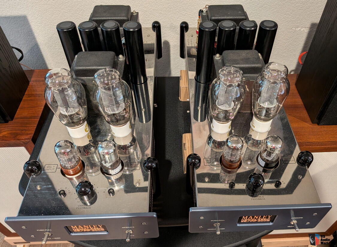 Manley Neo-Classic SE/PP 300B monoblocks; Refurbished by Manley Labs ...