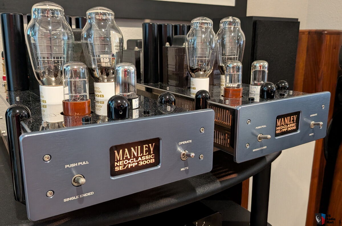 Manley Neo-Classic SE/PP 300B monoblocks; Refurbished by Manley Labs ...