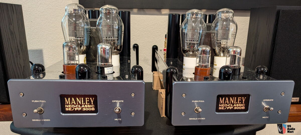 Manley Neo-Classic SE/PP 300B monoblocks; Refurbished by Manley Labs ...