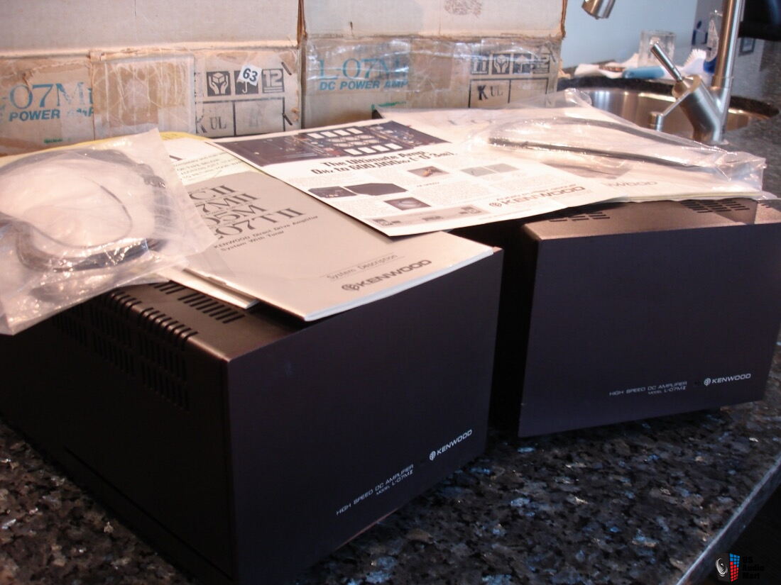 SALE PENDING: Kenwood L-07M II Mono Amplifiers w/boxes, manuals ...