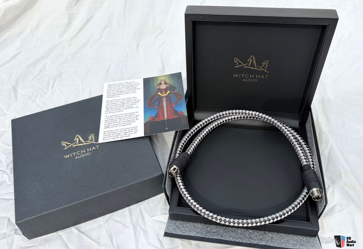 Witch Hat Morgana 1 Meter DIN5/DIN5 Source Cable for Naim For Sale - US ...