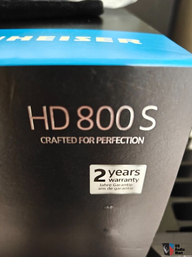 Sennheiser HD800S Open Back Headphones UPGRADED Cables Made in Germany ...