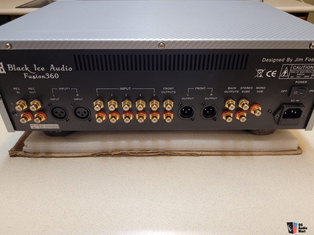 Black Ice Audio Fusion F360 V.2 Tube Preamp in Silver finish Photo ...