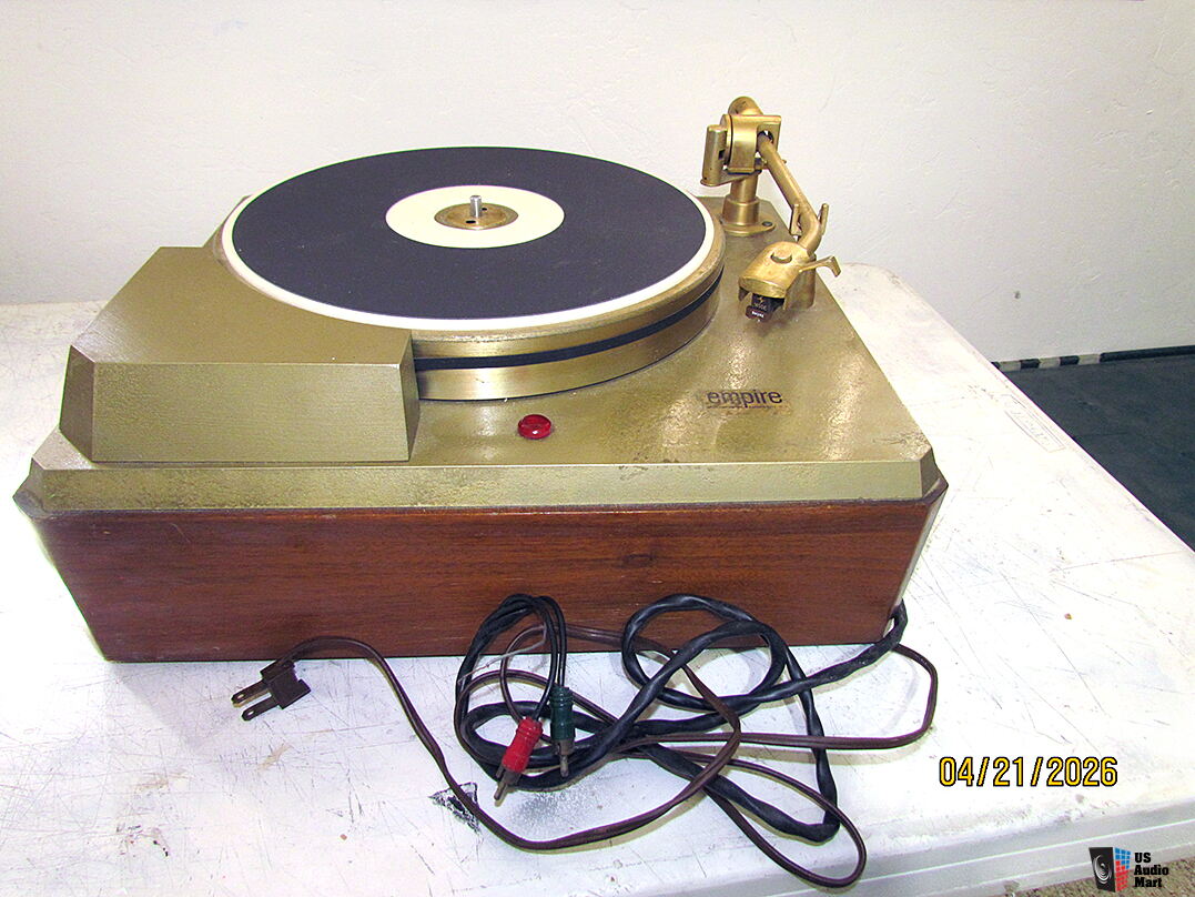 Empire 398 Turntable w/980 Tonearm + Shure M55e Working For Sale - US ...