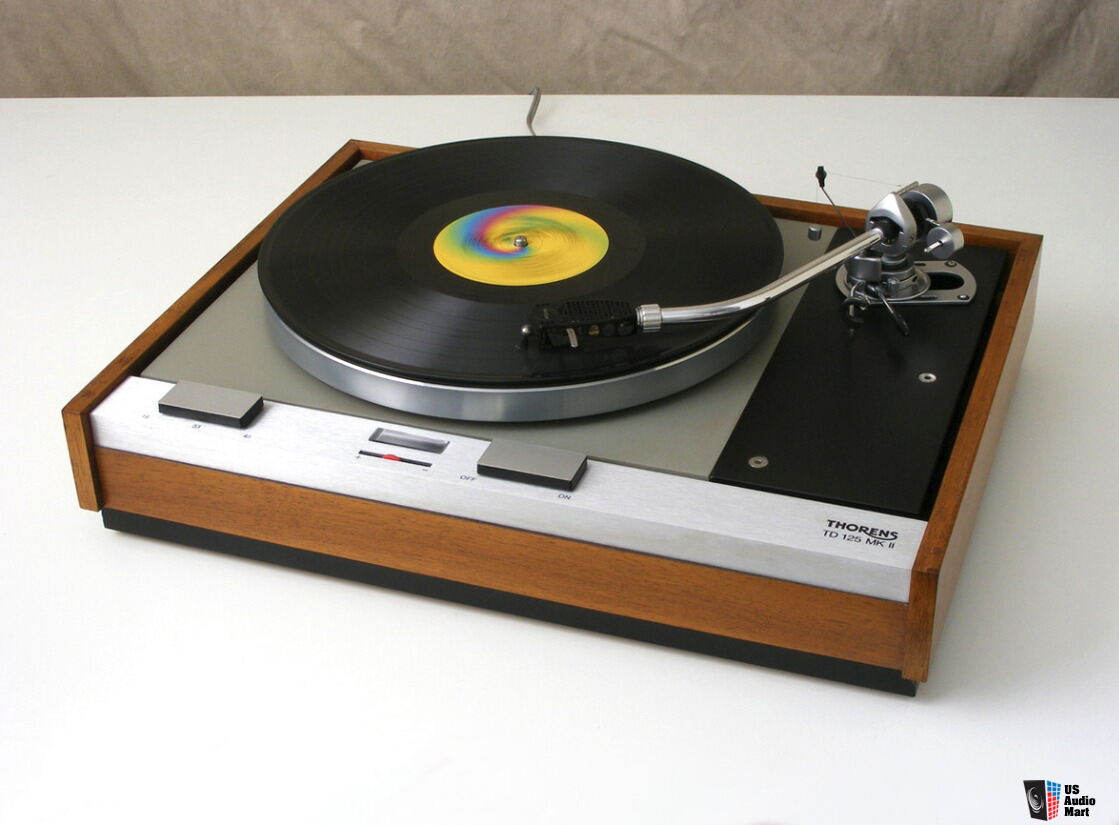 THORENS TD-125 MkII Turntable w/ SME 3009-II Tonearm & Cartridge/Stylus ...