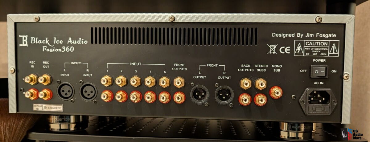 Black Ice Fusion F360 V2 6SN7 Line Stage/Preamp Photo #6206858 - US ...