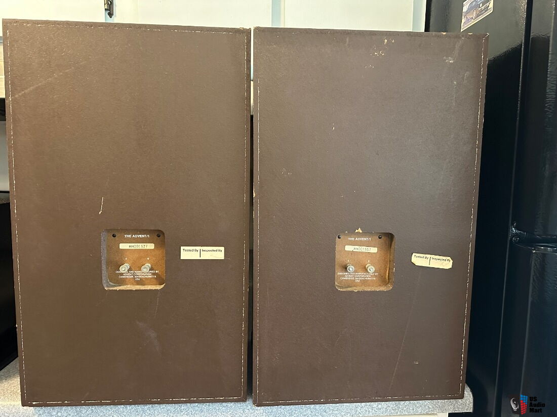 Advent 1 Speakers recapped & refoamed - Local Pickup Only in FL or can ...