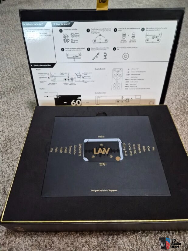 LAiV Harmony HP2A Headphone Amp / PreAmp Mint - Shipping and fees ...