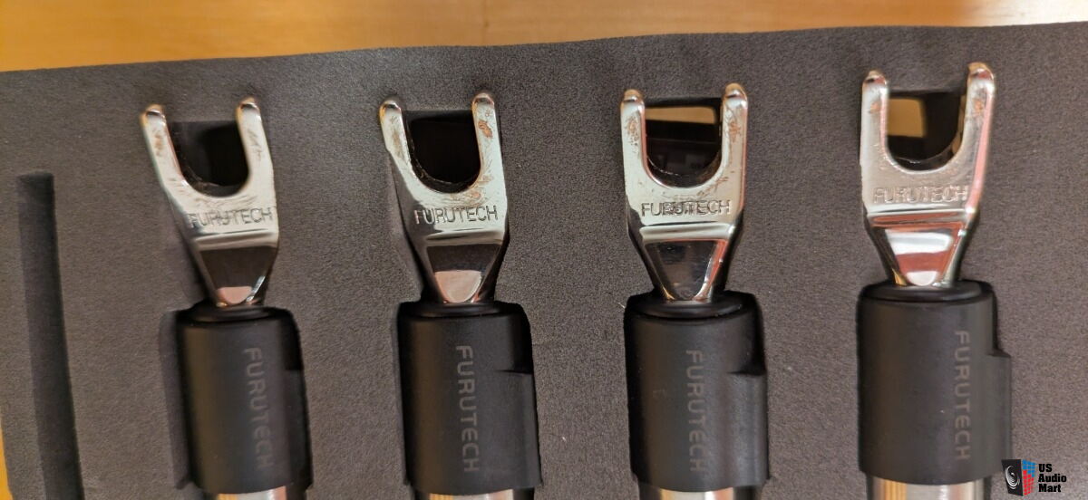 Furutech FT 211 R Spade Connectors | Set of 4 (2 red and 2 white) High ...