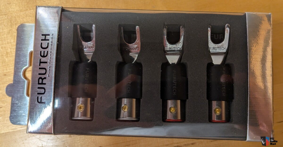 Furutech FT 211 R Spade Connectors | Set of 4 (2 red and 2 white) High ...