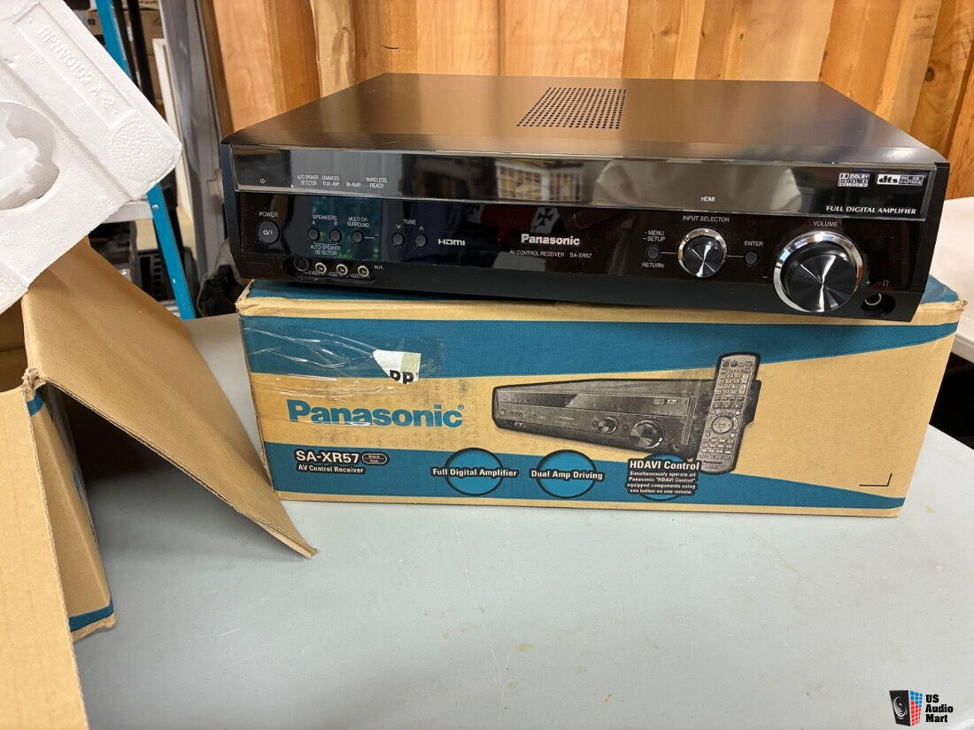 Two Panasonic SA-XR57 Audio-Video Receivers with 100w/ch Tripath Class ...