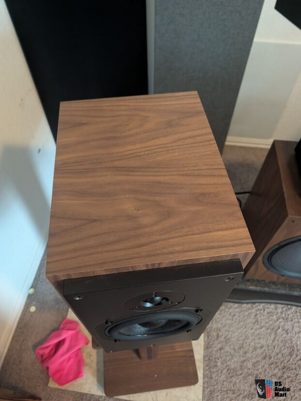 ATC SCM20ASL active bookshelf speakers in american walnut finish (first ...