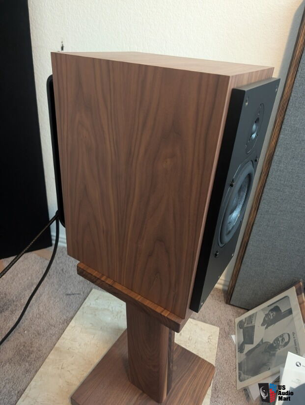 ATC SCM20ASL active bookshelf speakers in american walnut finish (first ...