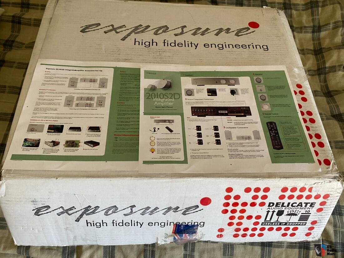 Exposure 2010S2D Integrated Amplifier — Excellent Condition — Box ...