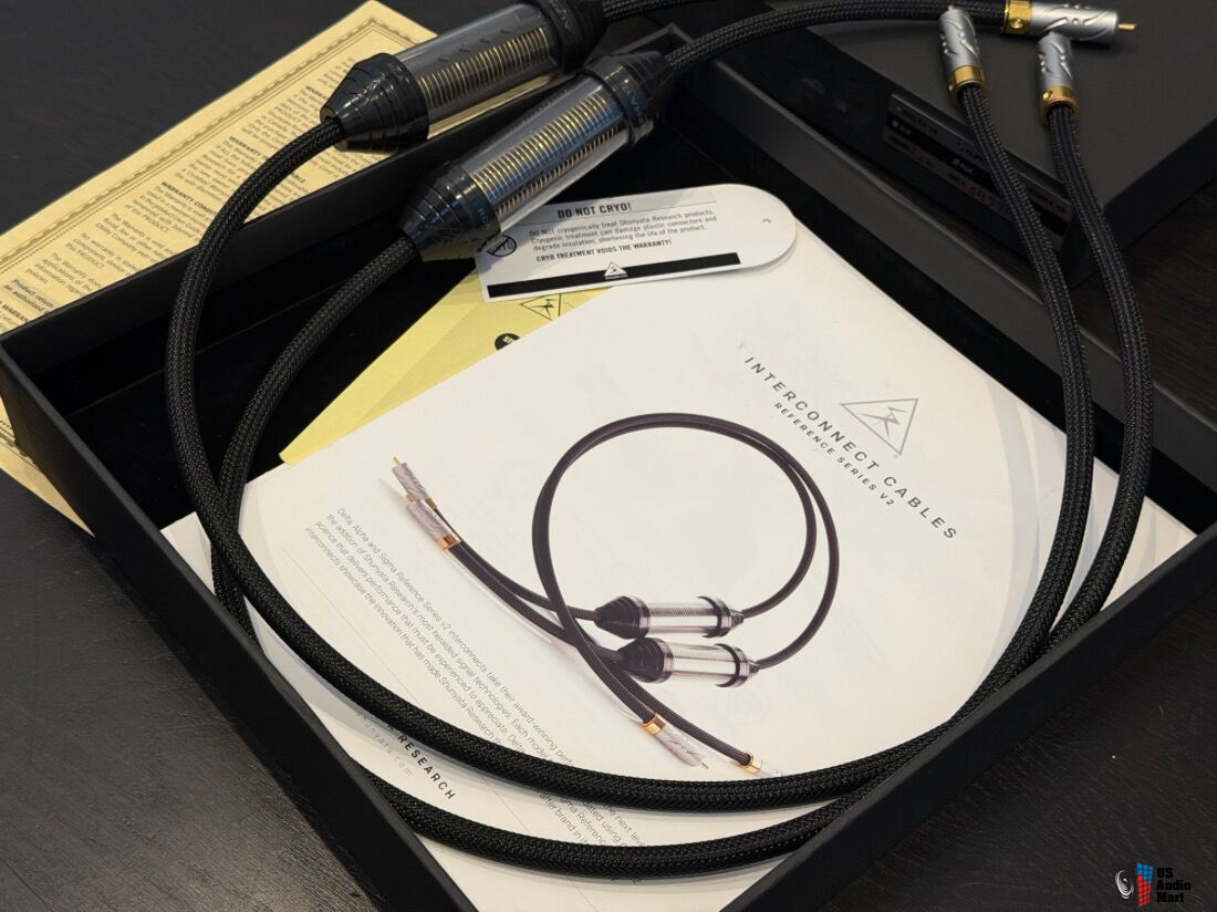 Shunyata Alpha V2 RCA interconnects Photo #6275605 - US Audio Mart