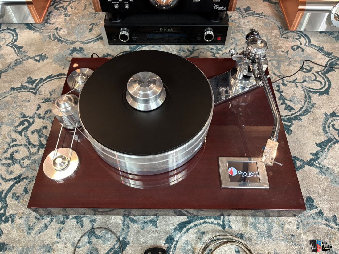 Pro-Ject Signature 12 Audiophile Turntable w/ Crate - Mahogany - Read ...