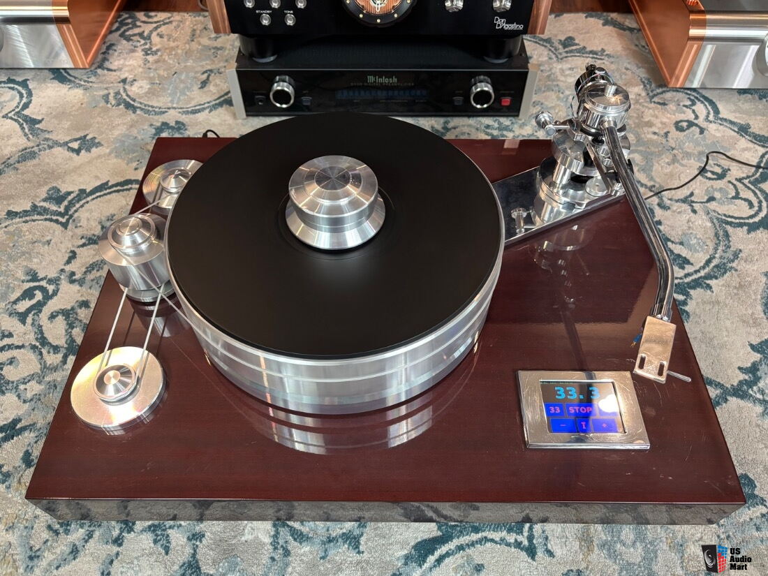 Pro-Ject Signature 12 Audiophile Turntable w/ Crate - Mahogany - Read ...