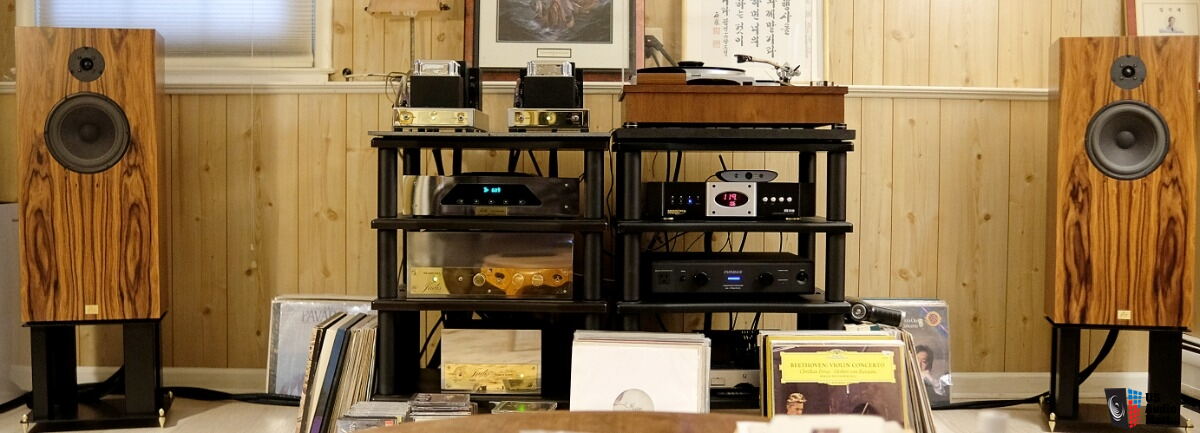 Audio Note UK E/ SPe Rose Wood with Original Stand from New York Photo ...