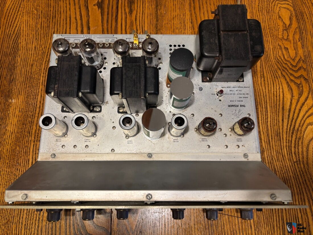 Fisher X-100B Gold-Level Tube Integrated Amplifier — Steve Gropp ...