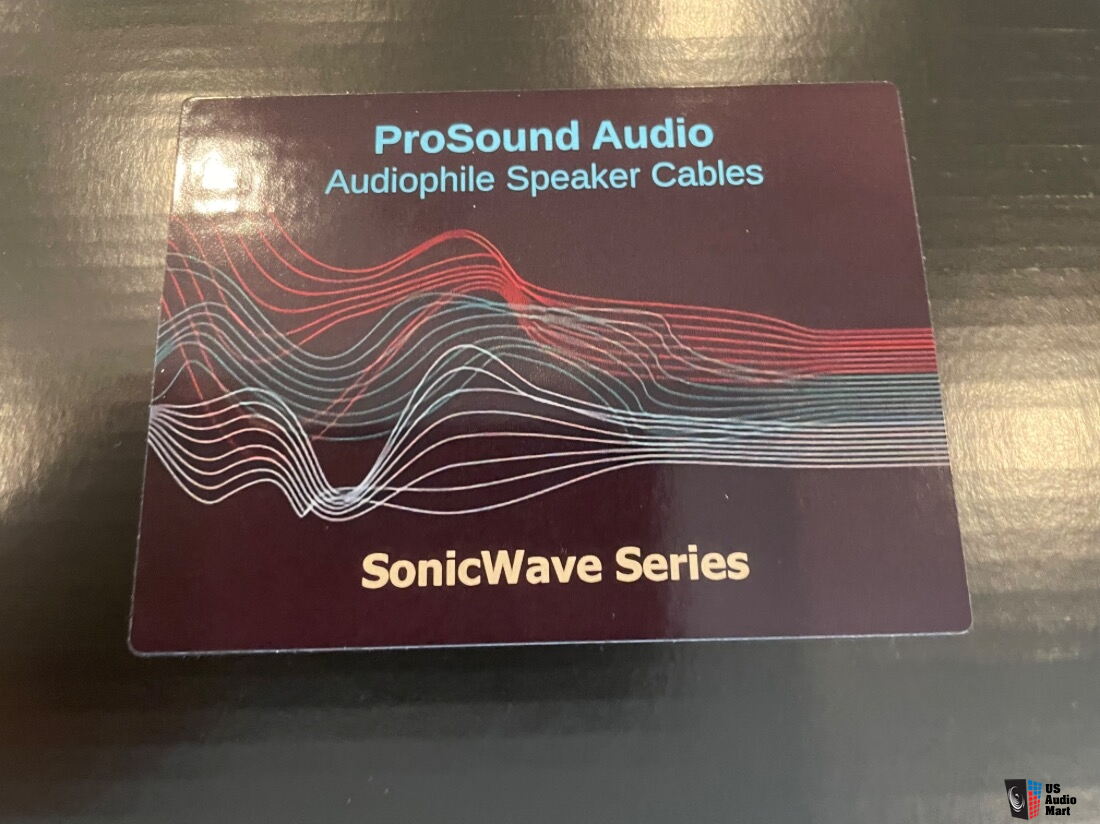 ProSound SonicWave Audiophile Artisan Made Speaker Cables 10AWG ...