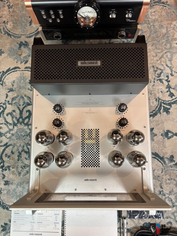 Audio Research Reference Ref 160S Tube Amplifier - Complete Photo ...