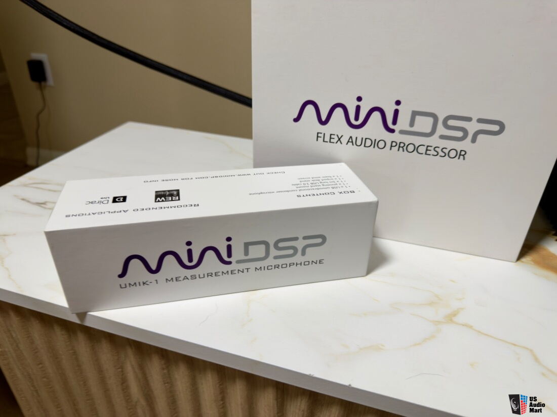 miniDSP Flex Balanced + Dirac Live + UMIK-1 Mic Photo #6283661 - US ...