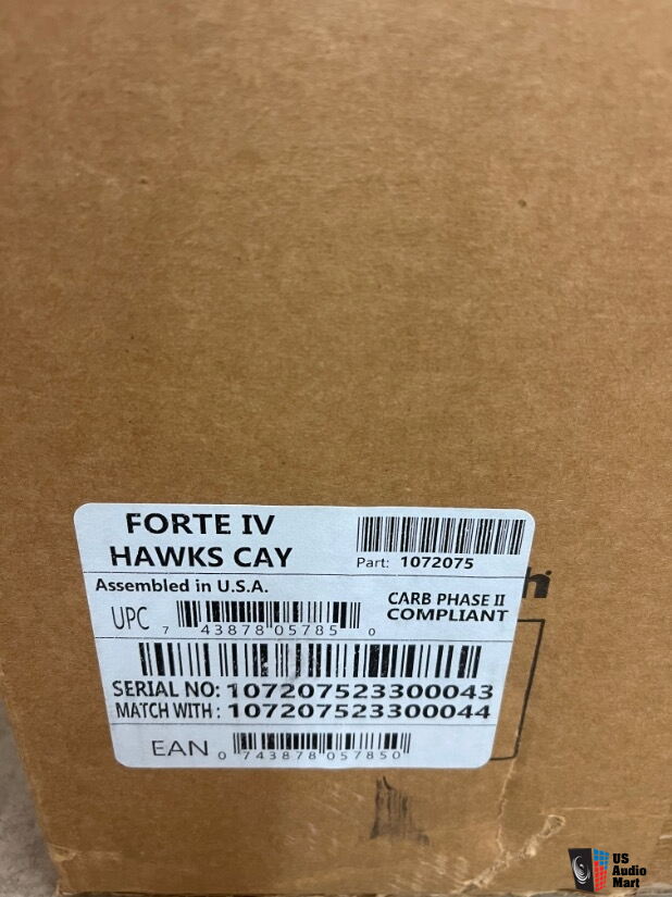 Klipsch Forte IV Speakers (Hawks Cay Edition) - Black Ash — Mint ...