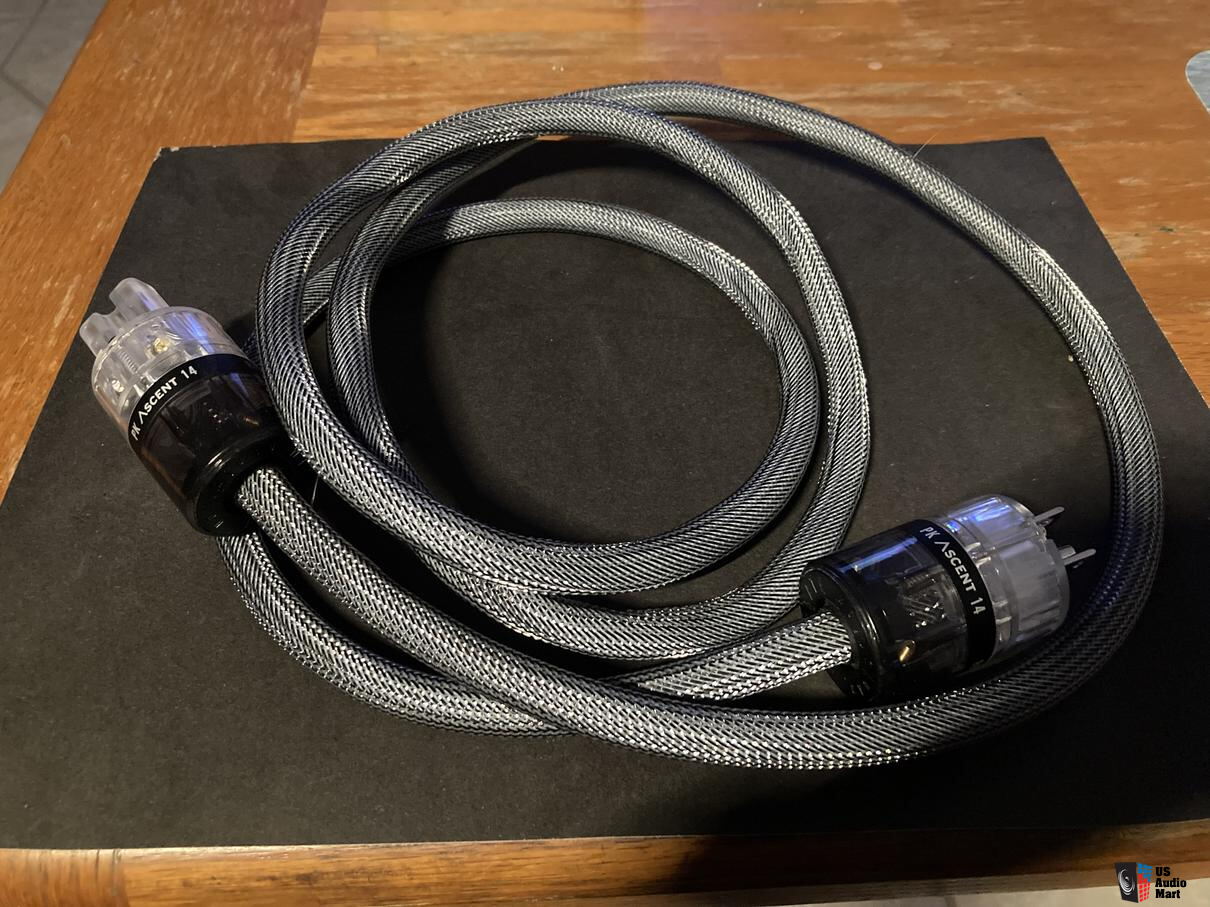 Kimber Kable PK-14 Power Cable 15 Amp 2 Meter Rodium Terminations Photo ...