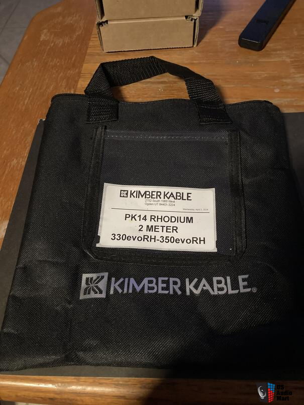 Kimber Kable PK-14 Power Cable 15 Amp 2 Meter Rodium Terminations Photo ...