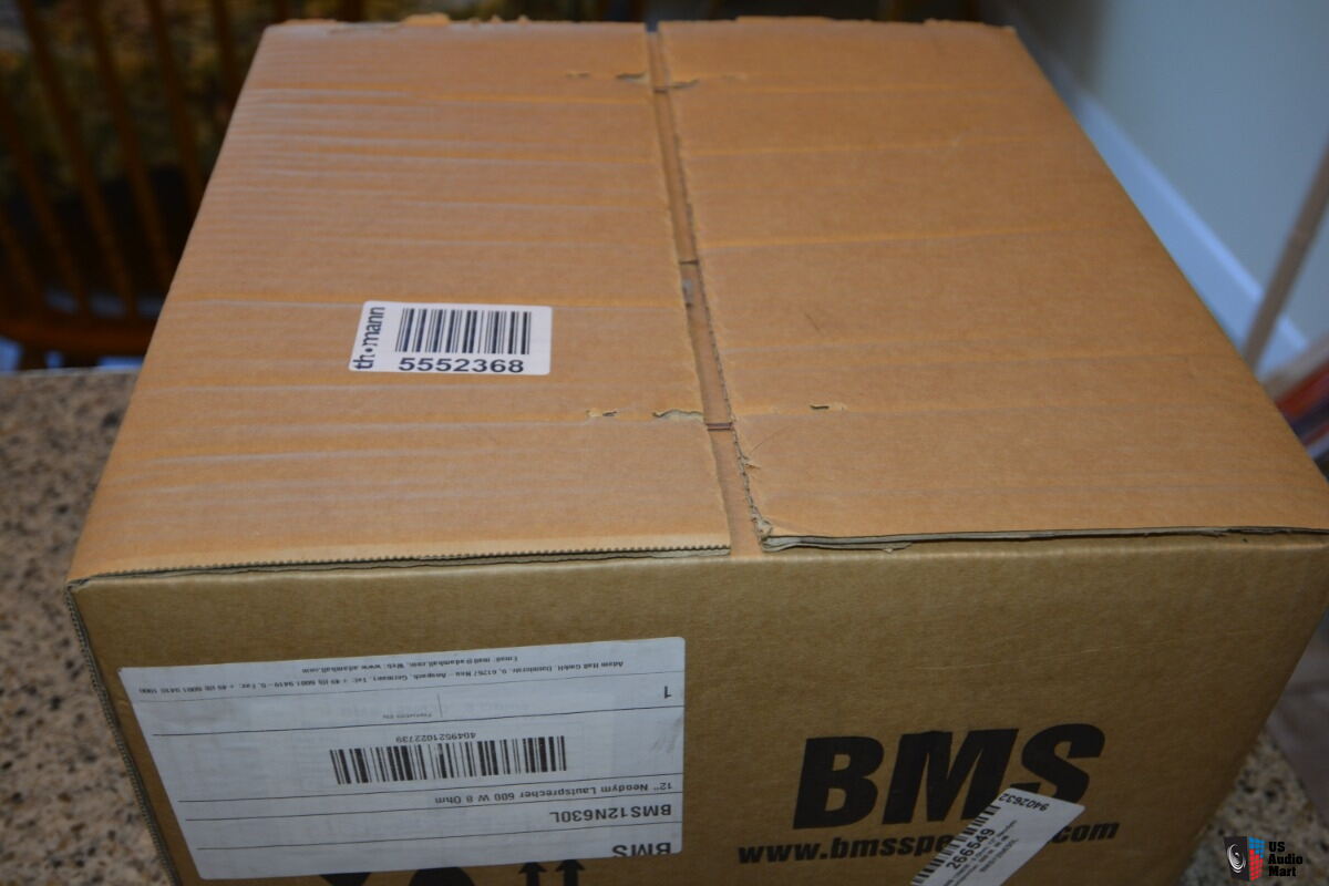 BMS 12N630L PAIR 12" woofers NEW IN BOX Photo #6284946 - US Audio Mart