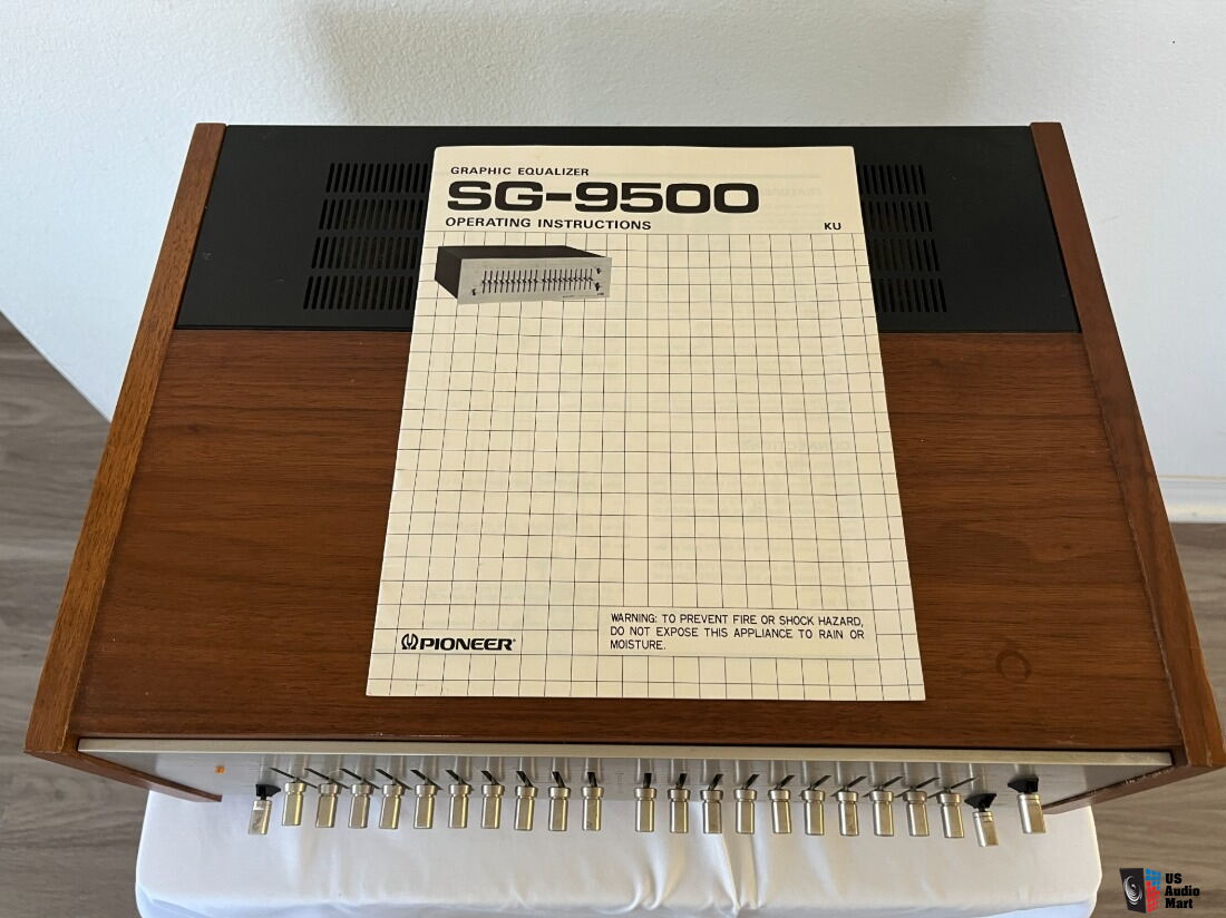 Pioneer SG-9500 Stereo Graphic Equalizer - Silver Photo #6284975 - US ...