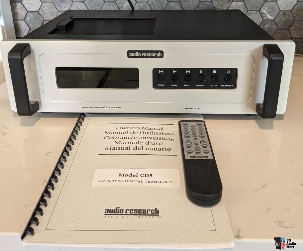 Audio Research CD3 MkII CD Player with Remote and Manual For Sale - US ...
