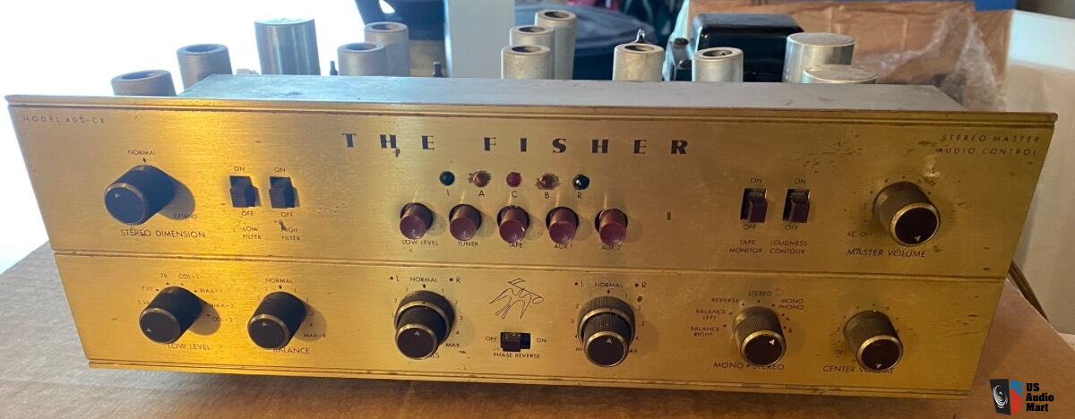 Fisher 400CX-2 Stereo Tube Preamplifier Photo #6286572 - US Audio Mart