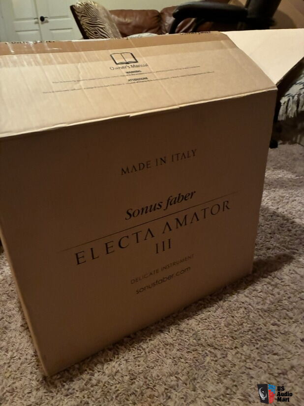 Sonus Faber Electa Amator iii with Stands Photo #6286971 - US Audio Mart