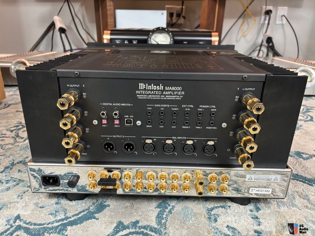 McIntosh MA8000 Integrated Amplifier Photo #6288430 - US Audio Mart