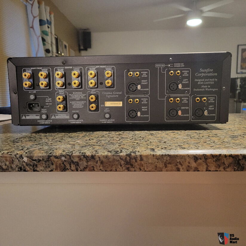 Carver Sunfire Cinema Grand SIGNATURE 5 channel ampifier - like NEW ...