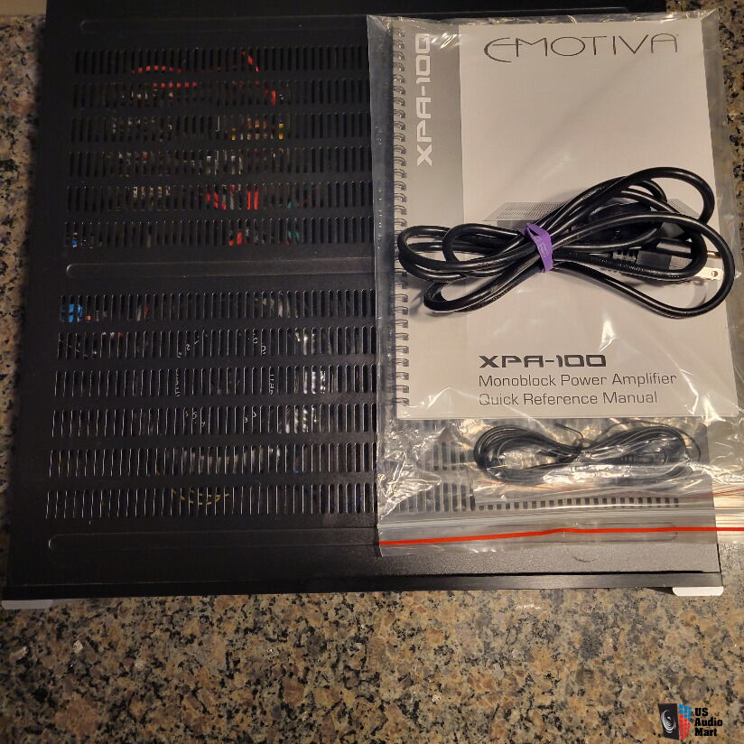 Emotiva XPA-100 MONOBLOCK Amp - 250 wpc - two available Photo #6292598 ...